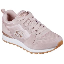 Skechers Damen Sneaker "OG 85 - GOLDN GURL", Gr. 37, rosa, Synthetik, Textil, Veloursleder, Schuhe, Schn&uuml;rschuh, Original-Retro-Jogginschuh mit