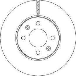 TRW Bremsscheibe DF6794 vorne rechts links bel&uuml;ftet 256mm f&uuml;r HYUNDAI KIA 51712-C8000