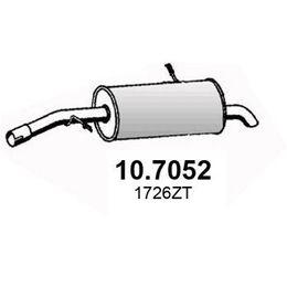Asso Endschalld&auml;mpfer 107052 f&uuml;r TALBOT Peugeot Citro&euml;n