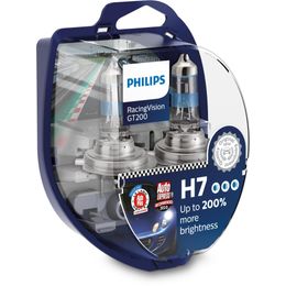 Philips H7 RacingVision GT200 (2 Stk.) 12972RGTS2 Gl&uuml;hlampe, Fernscheinwerfer,Gl&uuml;hlampe, Hauptscheinwerfer,Gl&uuml;hlampe, Nebelscheinwerfer,Gl&uuml;hlampe, Abb