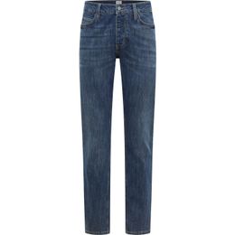 Mustang Herren Straight-Jeans "Herren Style Michigan Straight", blau, Gr. 30, unifarben, Denim/Jeans, 99% Baumwolle, 1% Elasthan, Jeans