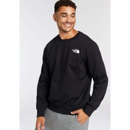 The North Face Herren Sweatshirt "M SIMPLE DOME CREW", schwarz, Gr. XL, unifarben, Sweatware, Obermaterial: 68% Baumwolle, 32% Polyester,