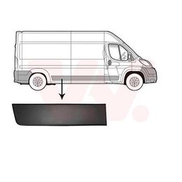Van Wezel Zier-/Schutzleiste, Seitenwand 0982416 hinten rechts Dunkelgrau f&uuml;r CITRO&Euml;N/PEUGEOT 735422845 8547W8