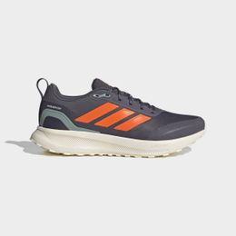 Herren Laufschuh "RUNFALCON 5 TR", adidas Performance, Gr. 42aurora onix, pure orange, core schwarz, Synthetik, Textil, Schuhe