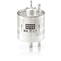 MANN-FILTER Kraftstofffilter WK 711/1 75mm f&uuml;r MERCEDES-BENZ 0024773801 A0024773901 A0024773801