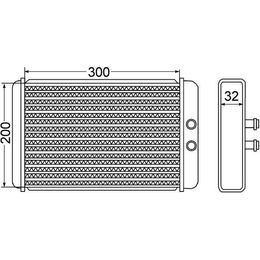 Mahle W&auml;rmetauscher, Innenraumheizung AH 61 000S f&uuml;r PEUGEOT FIAT CITRO&Euml;N 46722710 6448H8