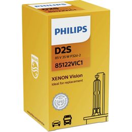 Philips D2S Vision 35W (1 Stk.) 85122VIC1 Gl&uuml;hlampe, Fernscheinwerfer,Gl&uuml;hlampe, Hauptscheinwerfer,Gl&uuml;hlampe 85V f&uuml;r SKODA VW PEUGEOT LAND ROVER IVECO
