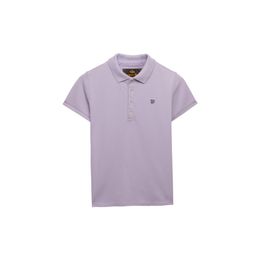 Superdry Damen Poloshirt "HERITAGE SLIM FIT POLO"parma violet lila, Gr. L, unifarben, Single Jersey, Obermaterial: 97% Baumwolle, 3% Elasthan,