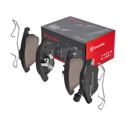 Brembo Bremsbelagsatz, Scheibenbremse P 85 112 vorne rechts links mit Zubeh&ouml;r f&uuml;r SKODA VW PEUGEOT (DF-PSA) SEAT (FAW) (SVW) AUDI 5ND698151A JZW698151