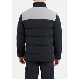 Ellesse Herren Outdoorjacke "NEBULA PADDED JACKET", schwarz-wei&szlig;, Gr. XXL, Obermaterial: 100% Polyamid, Jacken, mit Stehkragen