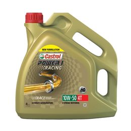 Castrol POWER1 Racing 4T 10W-50 (4L) 15048E Motor&ouml;l f&uuml;r YAMAHA MOTORCYCLES MOTO GUZZI MC HONDA TRIUMPH KAWASAKI DUCATI KTM SUZUKI MBK MZ HYOSUNG BMW B