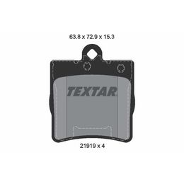TEXTAR Bremsbelagsatz, Scheibenbremse 2191901 hinten rechts links f&uuml;r MERCEDES-BENZ 003420272041 A0004207904 A003420272041