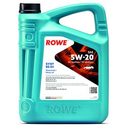 ROWE HIGHTEC SYNT RS D1 SAE 5W-20 5l 20342-0050-99 Motor&ouml;l f&uuml;r TOYOTA ASTON MARTIN HYUNDAI JEEP DODGE KIA SUBARU LANCIA MITSUBISHI CHRYSLER LEXUS FORD