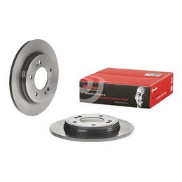 Brembo Bremsscheibe COATED DISC LINE 08.D445.11 hinten rechts links voll 262mm f&uuml;r HYUNDAI KIA 58411G2300