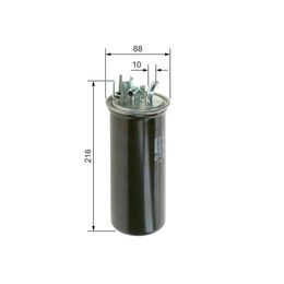 Bosch Kraftstofffilter 0 450 906 459 &Oslash;88mm 88mm f&uuml;r VW AUDI 4F0127435A 4F0127435
