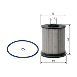 Bosch Kraftstofffilter F 026 402 795 &Oslash;87,8mm 87,8mm f&uuml;r CADILLAC VAUXHALL GMC OPEL CHEVROLET 23459023 13539108 23456595