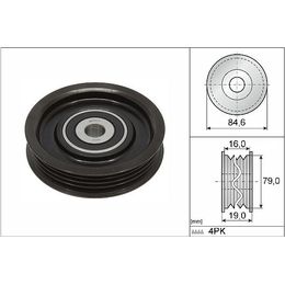 INA Spannrolle, Keilrippenriemen 531093110 f&uuml;r NISSAN