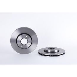 Brembo Bremsscheibe 09.6766.10 vorne rechts links bel&uuml;ftet 278mm f&uuml;r AC FORD 93BB1125E3C 4056031 4044278