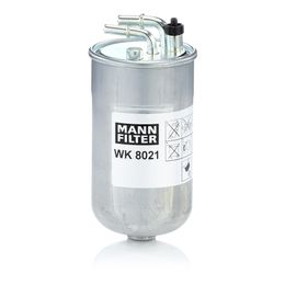 MANN-FILTER Kraftstofffilter WK 8021 85mm f&uuml;r GENERAL MOTORS OPEL 818031 813070 13286584