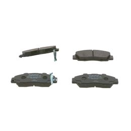 Bosch Bremsbelagsatz, Scheibenbremse 0 986 461 142 vorne rechts links f&uuml;r ISUZU NISSAN ROVER HONDA V9118H007 06450-S2H-J00 6450S0KJ11
