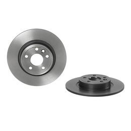 Brembo Bremsscheibe COATED DISC LINE 08.C208.11 hinten rechts links voll 300mm f&uuml;r JAGUAR (CHERY) LAND ROVER J9C1168 LR061388