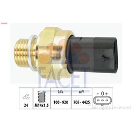 FACET Sensor, &Ouml;ldruck 25.0003 f&uuml;r ALFA ROMEO GENERAL MOTORS JEEP FIAT VAUXHALL LANCIA OPEL CHEVROLET 55573719 55582713