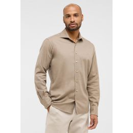 Eterna Herren Langarmhemd "MODERN FIT"camel, Gr. L, Flanell, 52% Baumwolle, 10% Schurwolle, 38% Lyocell, Hemden, EASY IRON (b&uuml;gelleicht)
