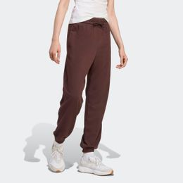 Damen Sporthose "W SL FT CF PT", wei&szlig;, Gr. L, adidas Sportswear, Obermaterial: 70% Baumwolle, 30% Polyester, Hosen, Locker geschnitten, hoher Bund,