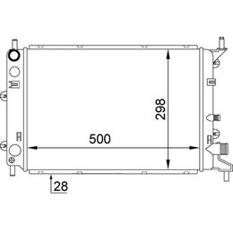 Mahle K&uuml;hler, Motork&uuml;hlung CR 377 000S f&uuml;r FORD 1664076 92AB8005KC 92AB8005KB