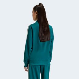 Damen Trainingsjacke "FIREBIRD TRACK LOOSE"legacy teal, sanftes wei&szlig;, Gr. M, adidas originals, Obermaterial: 100% Polyester, Jacken, mit