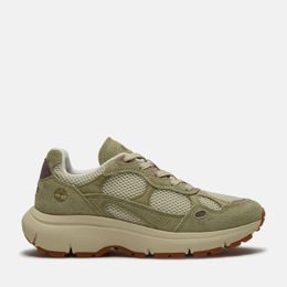Timberland Damen Sneaker "HAZEL LANE - LOW LACE SNEAKER", Gr. 37,5ltbeimeshwltgrn, Leder, Synthetik, Schuhe