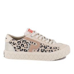 Palladium Damen Sneaker "ACE LO MIX WILD S", Gr. 37, beige, Leder, Synthetik, Schuhe