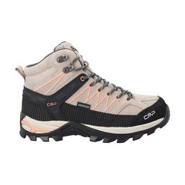 CMP Damen Wanderschuh "RIGEL MID WMN WP TREKKING SHOES", Gr. 38, beige, Leder, Schuhe, wasserdicht