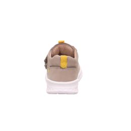 Superfit Kinder Klettschuh "BREEZE, WMS: mittel", Gr. 26, beige, Nubukleder, Schuhe, Sneaker mit halbhohem Schaft, Gr&ouml;&szlig;enschablone zum Download