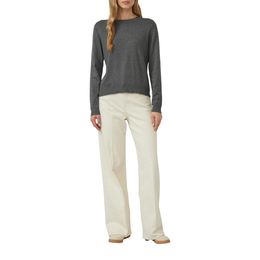 s.Oliver Damen Strickpullover, grau, Gr. 34, unifarben, Obermaterial: 72% Viskose, 28% Polyester, Pullover, mit Stehkragen