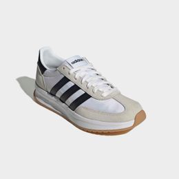 Herren Sneaker "RUN 70S 2.0", adidas Sportswear, Gr. 47, schwarz-wei&szlig;, Leder, Textil, Schuhe, inspiriert vom Design des adidas SL72