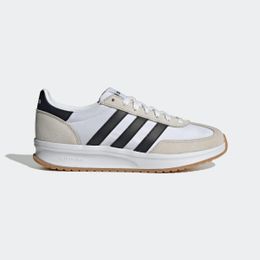 Herren Sneaker "RUN 70S 2.0", adidas Sportswear, Gr. 47, schwarz-wei&szlig;, Leder, Textil, Schuhe, inspiriert vom Design des adidas SL72