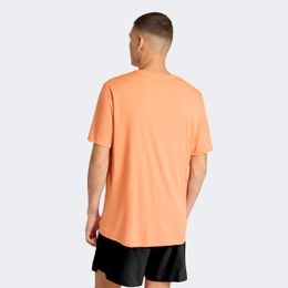 Herren Laufshirt "RUN ESS TEE M", orange, Gr. XL, adidas Performance, Obermaterial: 100% Polyester, Shirts