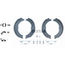 TEXTAR Bremsbackensatz, Feststellbremse 91061900 hinten rechts links mit Zubeh&ouml;r f&uuml;r MERCEDES-BENZ A6394200220 6394200220 A4474206400