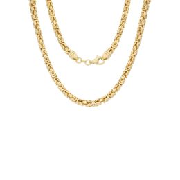 Firetti Damen Kette ohne Anh&auml;nger "Schmuck Geschenk Silber 925 Halsschmuck Halskette K&ouml;nigskette", 45, Silber 925 (Sterlingsilber), B: 4,5mm, gold,