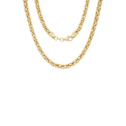 Firetti Damen Kette ohne Anh&auml;nger "Schmuck Geschenk Silber 925 Halsschmuck Halskette K&ouml;nigskette", 60, Silber 925 (Sterlingsilber), B: 4,5mm, gold,