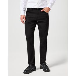 Wrangler Herren Straight-Jeans "GREENSBORO", schwarz, Gr. 33, Denim/Jeans, Obermaterial: 99% Baumwolle, 1% Elasthan, Jeans, Regular Straight fit
