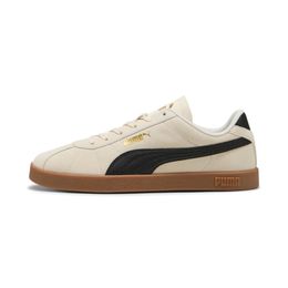 Puma Damen Sneaker "CLUB II", Gr. 40,5, schwarz, Leder, unifarben, Schuhe, aus Leder, mit Schn&uuml;rverschluss, mit profiliertem Laufsohlenprofil