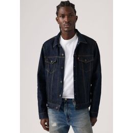 Levi's LEVI'S Herren Jeansjacke "VINTAGE FIT TRUCKER JKT"wash it out rinse t, Gr. M, unifarben, Denim/Jeans, Obermaterial: 100% Baumwolle, Jacken, mit