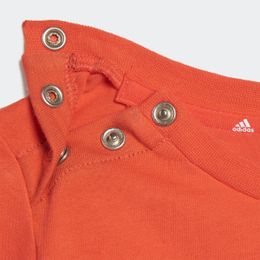 M&auml;dchen Trainingsanzug "I BL CO T SET", rot, Gr. 68, adidas Sportswear, Obermaterial: 100% Baumwolle, Sportanz&uuml;ge