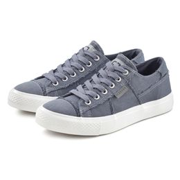 ELBSAND Damen Sneaker "Schn&uuml;rschuh, Stoffschuhe, Textilschuhe, Turnschuh, Freizeitschuh", Gr. 37, blau, Obermaterial: 100% Textilmaterial. Decksohle: