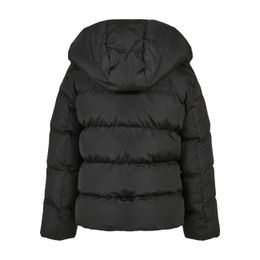 Urban Classics Jungen Winterjacke "Urban Classics Herren Boys Hooded Puffer Jacket"schwarz, Gr. 134, unifarben, 100% Polyester, Jacken