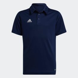 Jungen Poloshirt "ENTRADA 22", blau, Gr. 128, adidas Performance, bestickt, Obermaterial: 100% Polyester, Shirts