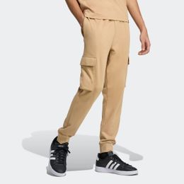 Herren Sporthose "ESSENTIALS FEELCOZY FRENCH TERRY CUFFED", schwarz, Gr. XXL, adidas Sportswear, Obermaterial: 70% Baumwolle, 30% Polyester, Hosen,