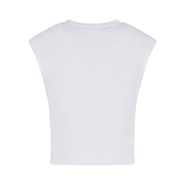 Urban Classics Damen T-Shirt "Urban Classics Ladies Cropped Wrapped Top", wei&szlig;, Gr. XS, unifarben, 95% Baumwolle, 5% Elasthan, Shirts